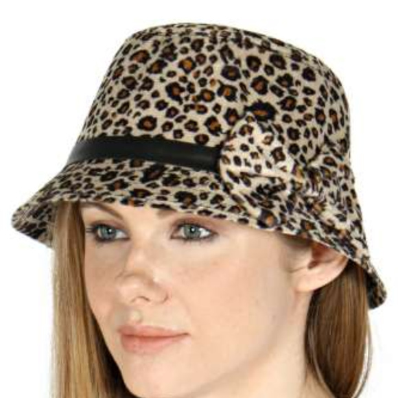Accessories | Leopard Animal Print Bucket Hat | Poshmark